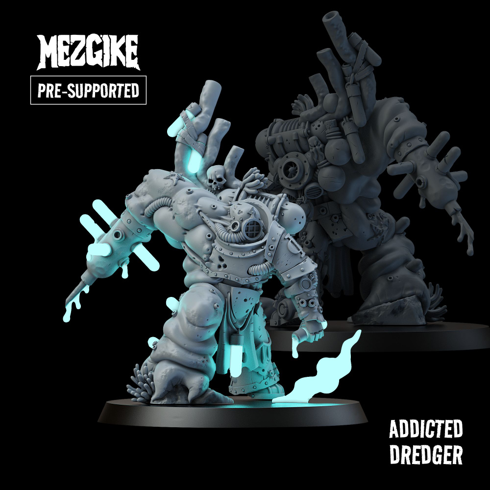 Миниатюра Wh40k DnD Death Guard / Гвардия Смерти: Addicted Dredger ...