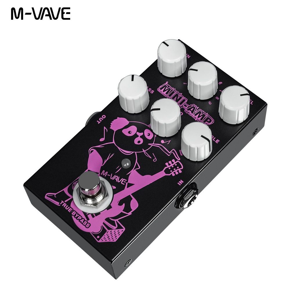 M-VAVE MINI-AMP Pre-amp Simulation Педаль эффектов 9 Классические эффекты усилителя 3 Полосный ...