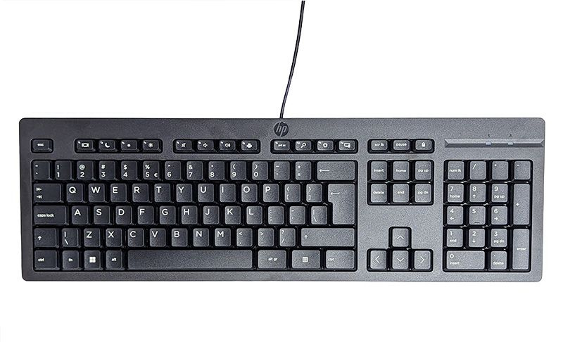Мембранная клавиатура HP 125 USB Wired Keyboard купить по низкой цене ...
