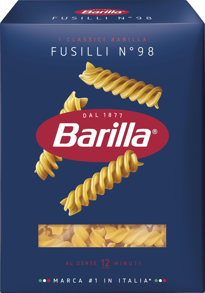 Макароны Barilla Фузилли 1000 кг*1 шт - купить с доставкой по выгодным ...