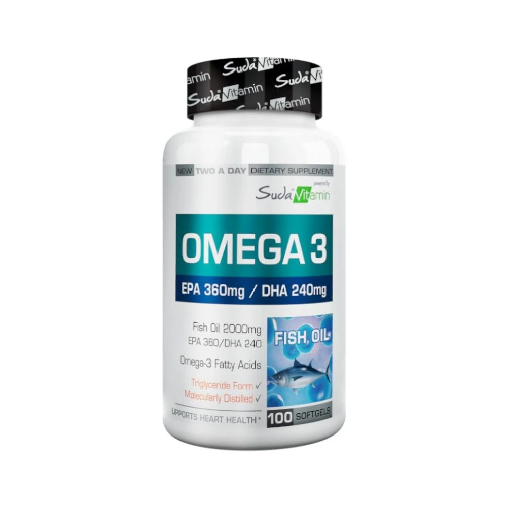 Suda Vitamin Омега 3 2000 мг 100 капсул - купить с доставкой по ...