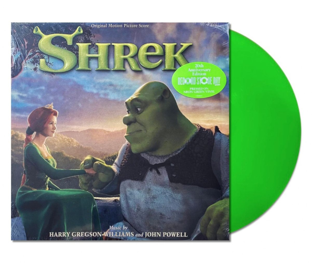 Shrek Score OST (2000шт в мире Neon Green RSD USA Limited Soundtrack ...