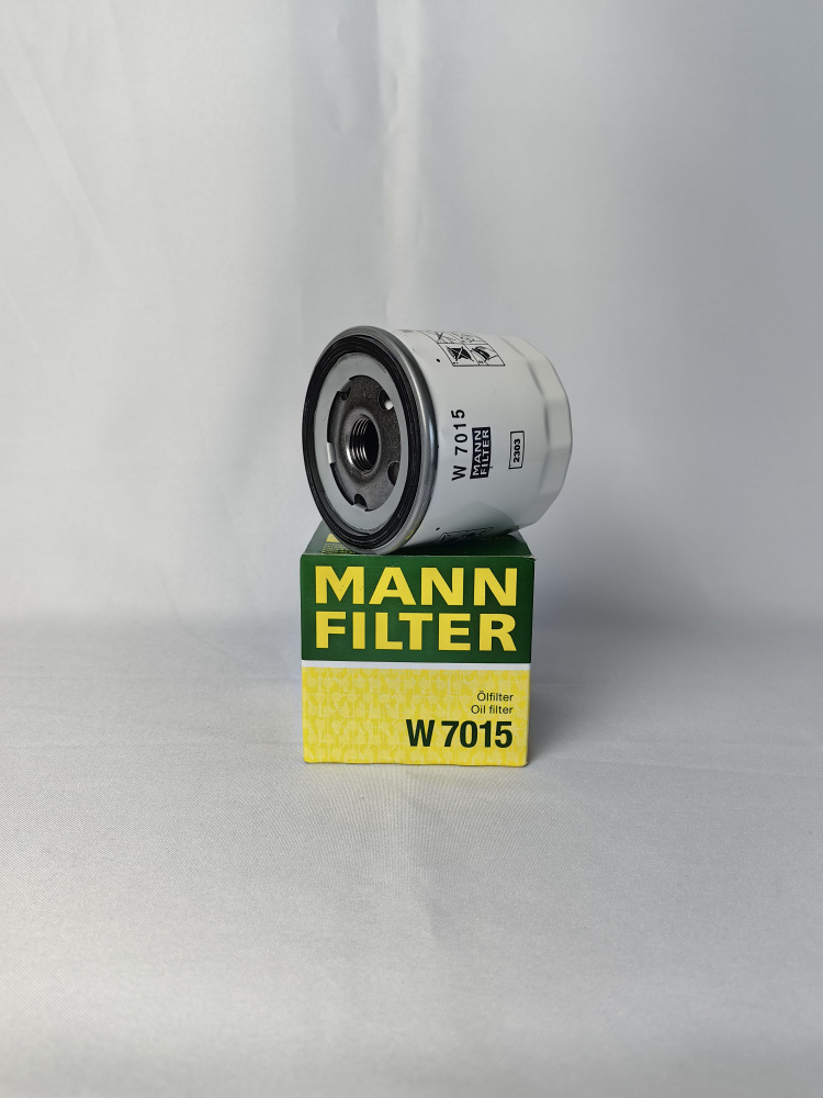 Фильтр масляный MANN FILTER W7015 - купить по выгодным ценам в интернет-магазине OZON (1641642436)