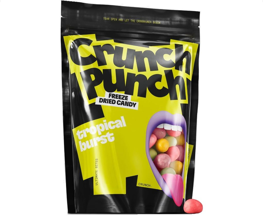 Конфеты Crunch Punch Freeze Dry Candy тропический микс 200g - купить с ...