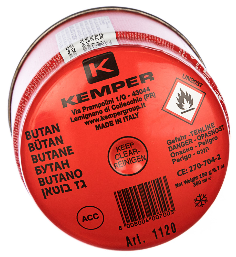 Газовый баллон Kemper 1120 купить на OZON по низкой цене (1653557074)