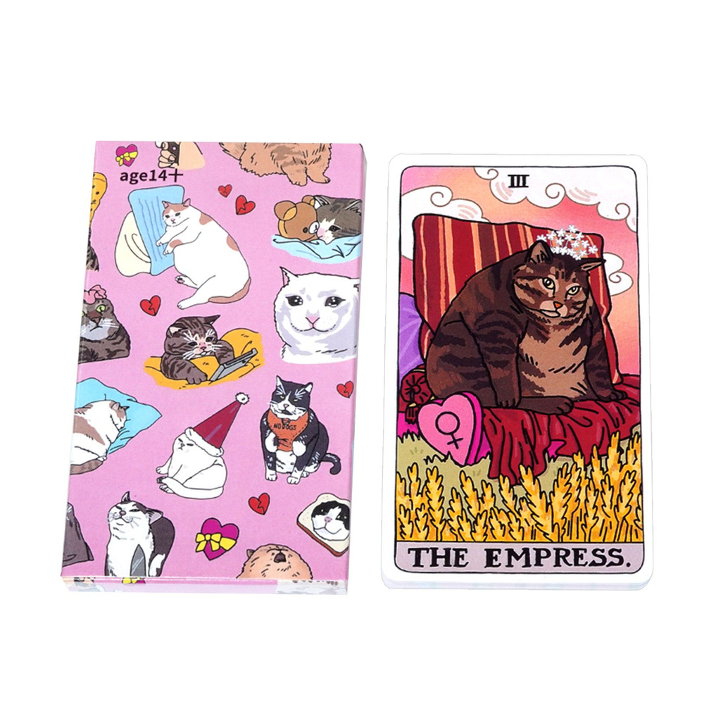 Гадательная карта, Кошачье Мемное Таро / Cat Meme Tarot - купить с ...