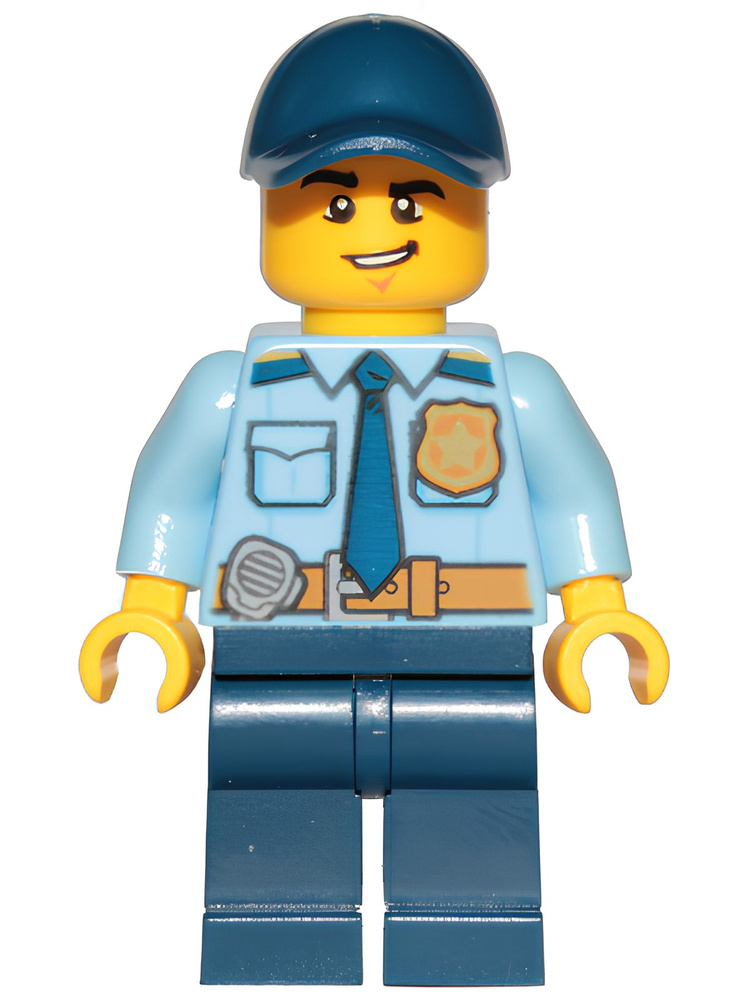 Минифигурка Lego Police - City Officer Shirt with Dark Blue Tie and ...