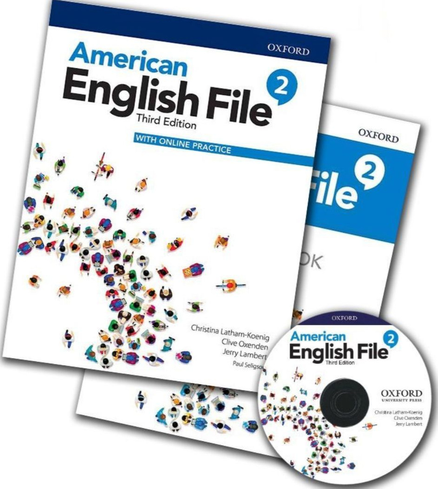 American English File 2, Third Edition(Третье издание), ПОЛНЫЙ КОМПЛЕКТ: Student's Book ...