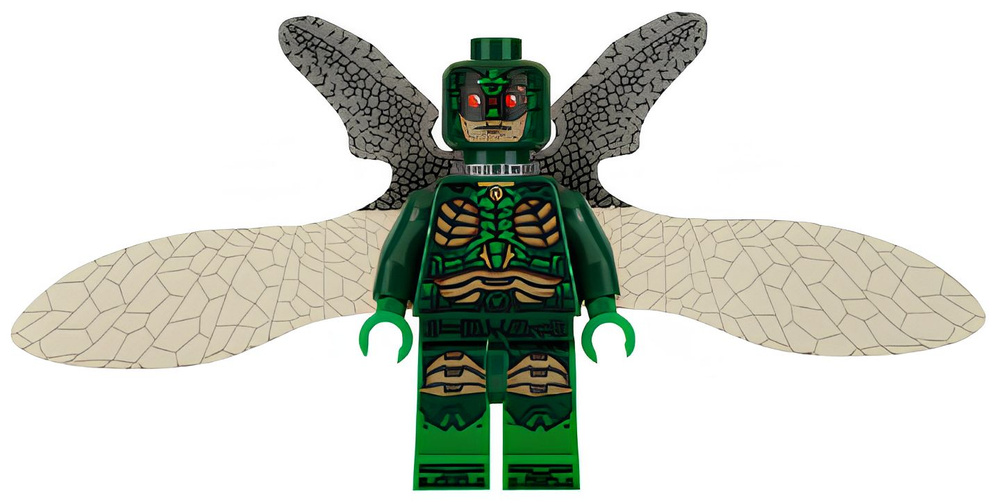 Минифигурка Lego Super Heroes Parademon - Dark Green, Extended Wings ...