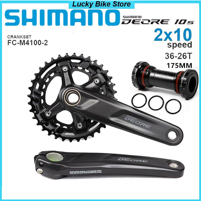 Shimano Deore FC-M4100, система велосипедных шатунов, включая каретка ...