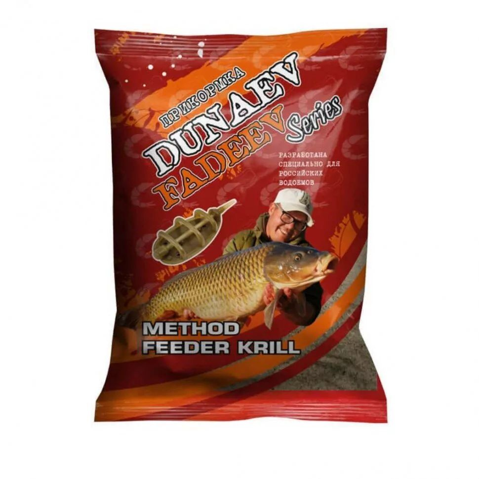 Прикормка Dunaev-Fadeev 1кг Method Feeder Krill купить на OZON по низкой цене (1716676357)