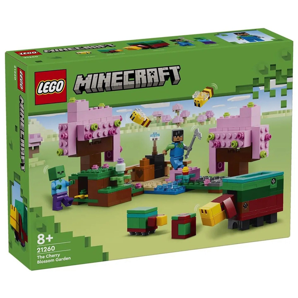 21260 Конструктор LEGO Minecraft The Cherry Blossom Garden Сад цветущей ...