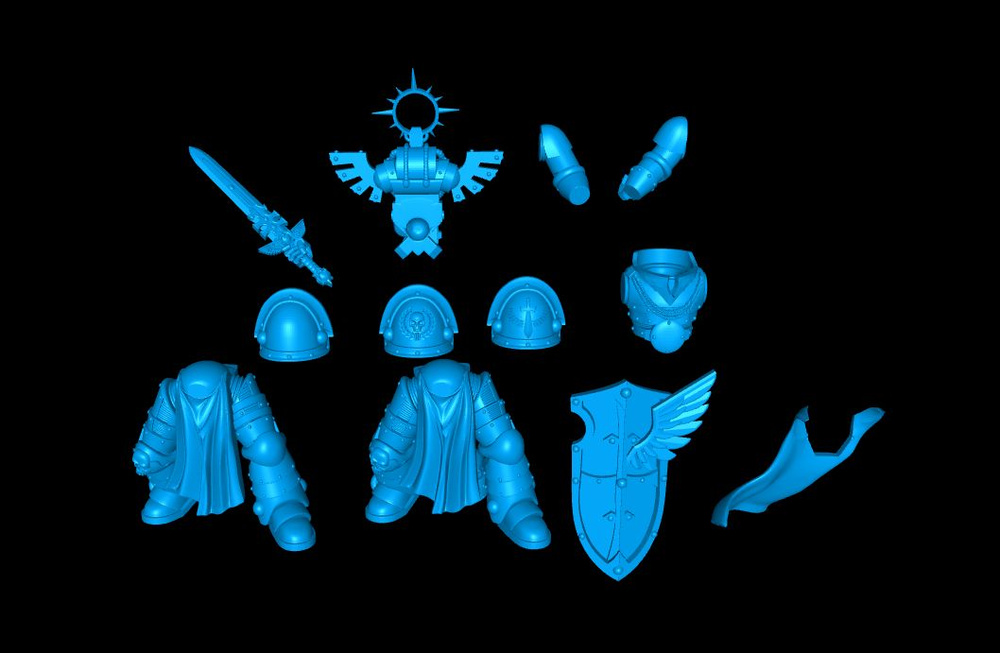 Warhammer 40000 Миниатюра Dark Angels Legion Praetor купить на OZON по ...