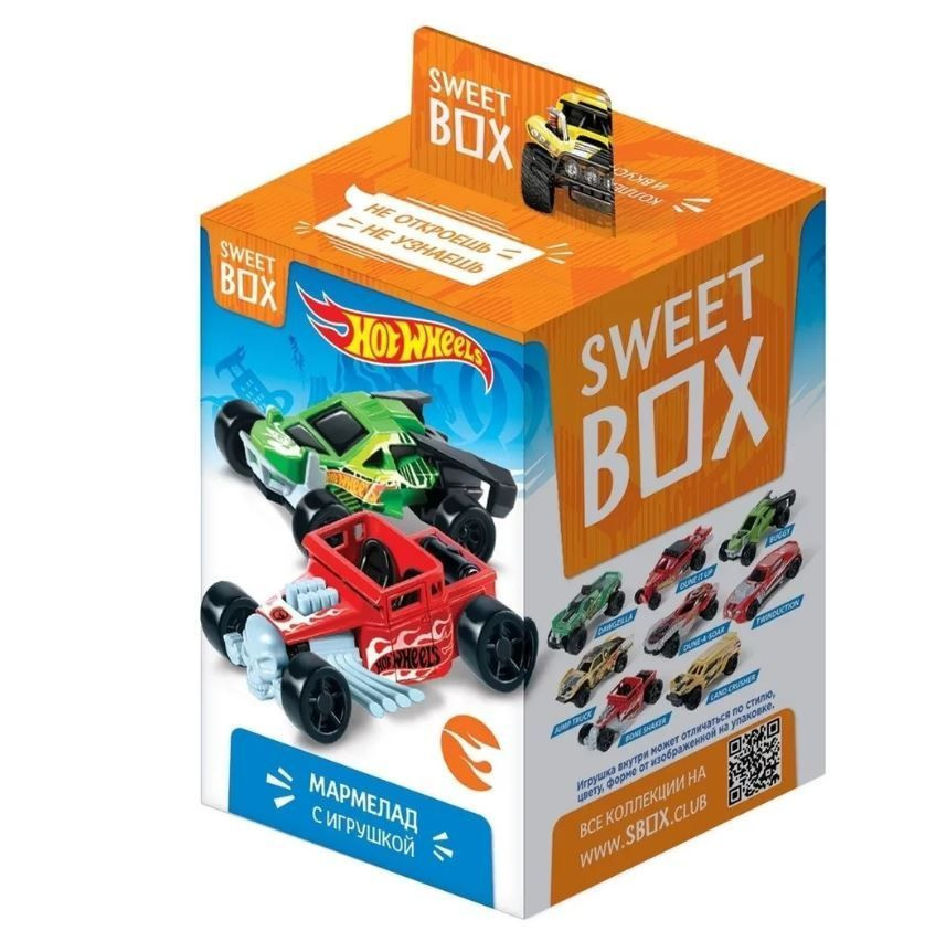 Мармелад Sweet Box Hot Wheels с игрушкой 10 г в заказе 1 шт купить на ...