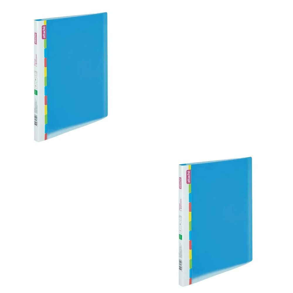 Attache Папка файловая, Diagonal, А4, на 20 файлов, синяя - 2 шт купить на OZON по низкой цене ...