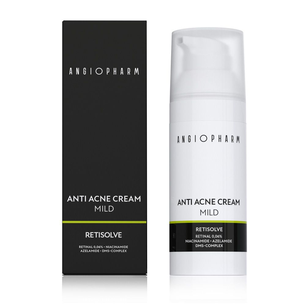 ANGIOPHARM крем для проблемной кожи с ретиналем anti acne cream mild ...