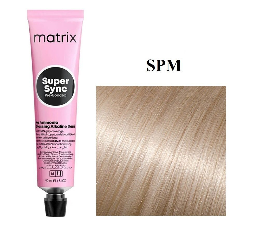 Matrix Краска без аммиака SoColor Super Sync SPM пастельный мокко Pre ...
