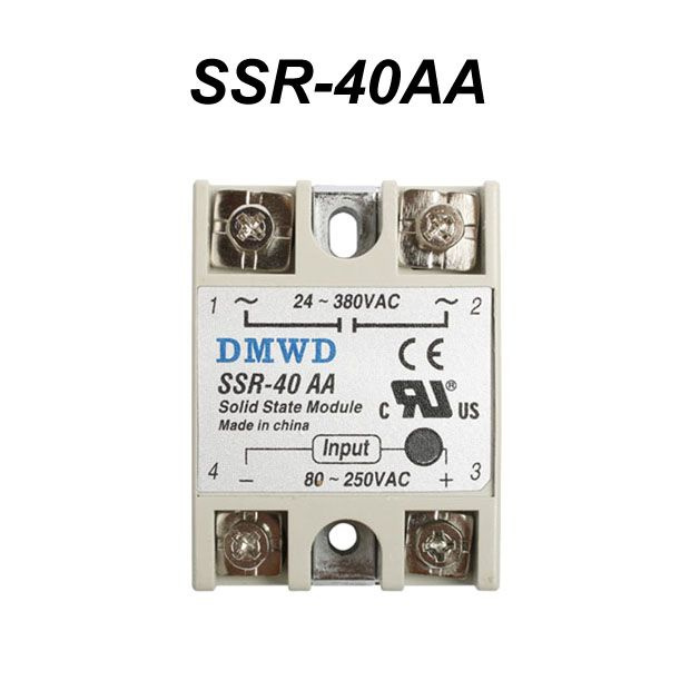 Однофазное твердотельное реле SSR-40 AA купить на OZON по низкой цене ...