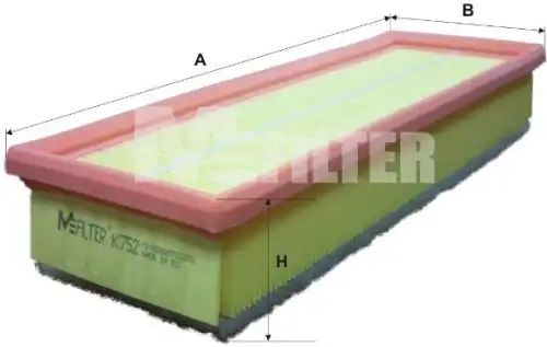 Фильтр воздушный mfilter k752 купить на OZON по низкой цене (1699536540)