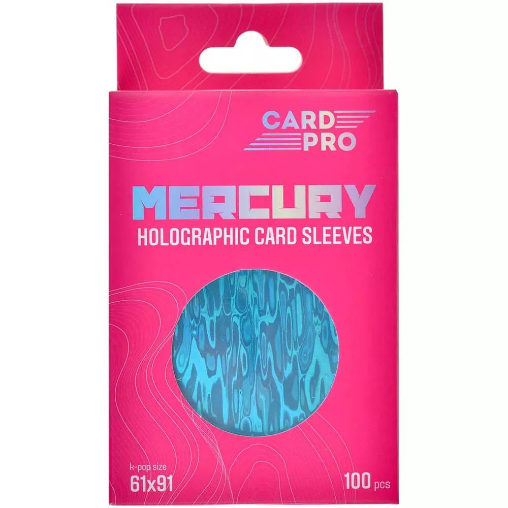 Протекторы голографические для карт K-pop Card-Pro Голубые (100 шт.) 61x91 мм купить на OZON по ...