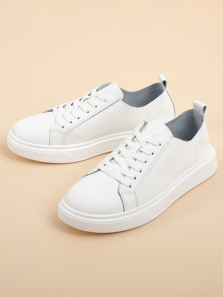 Кеды Женский Covani Натуральная кожа Туризм, Танцы, размер 40 7 На любой сезон Шнурки Россия ...