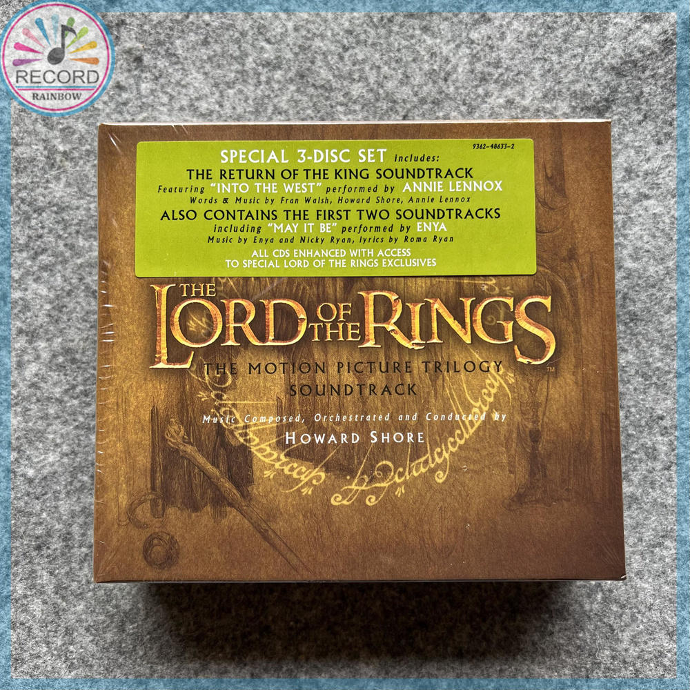 CD Lord Of The Rings The Motion Picture Trilogy Soundtrack 3CD Included Cards запечатанный ...