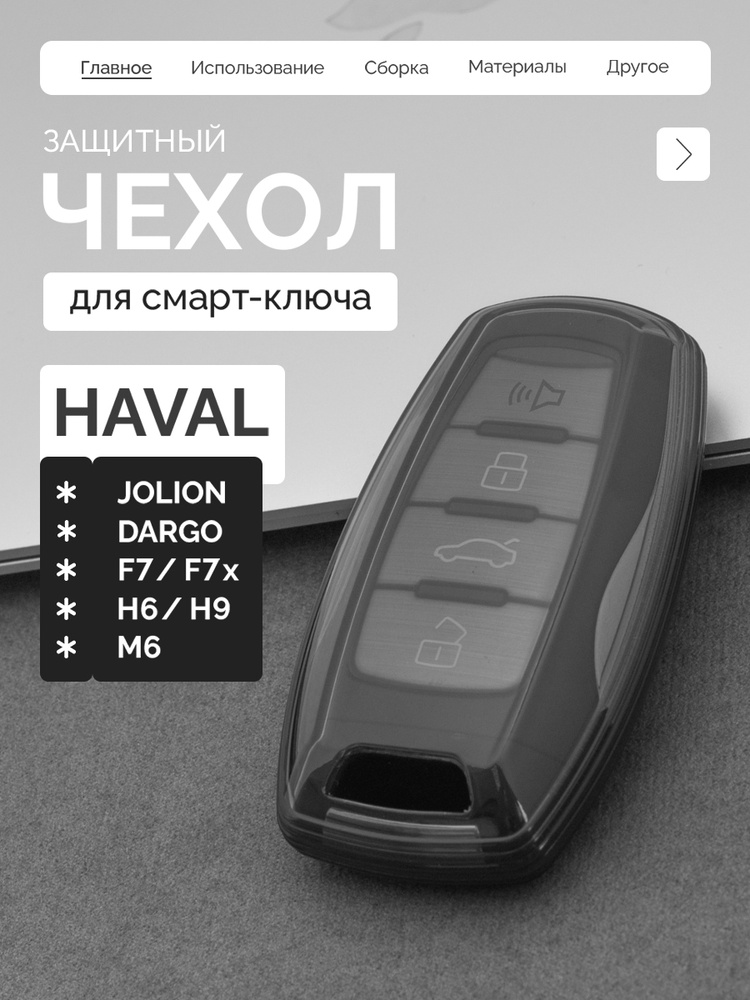 Защитный чехол для ключа Haval Jolion, Dargo, F7, F7x, H9, H6, M6 купить на OZON по низкой цене ...
