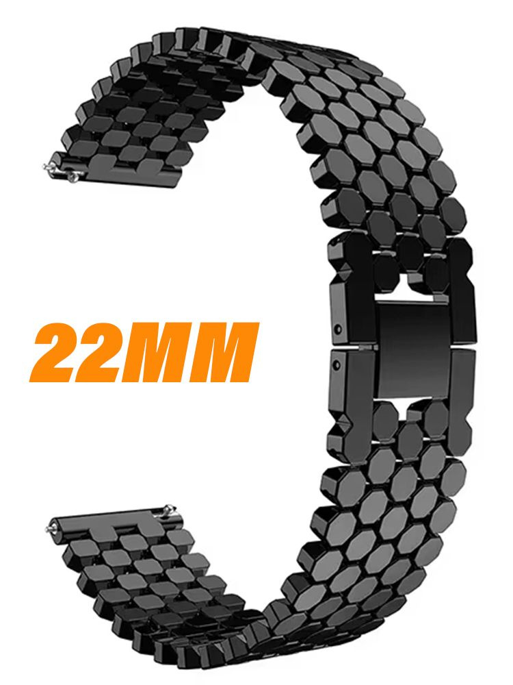 22 мм ремешок из нержавеющей стали для часов Huawei Watch 4/4 Pro GT5 GT4 46 мм Amazfit Balance ...