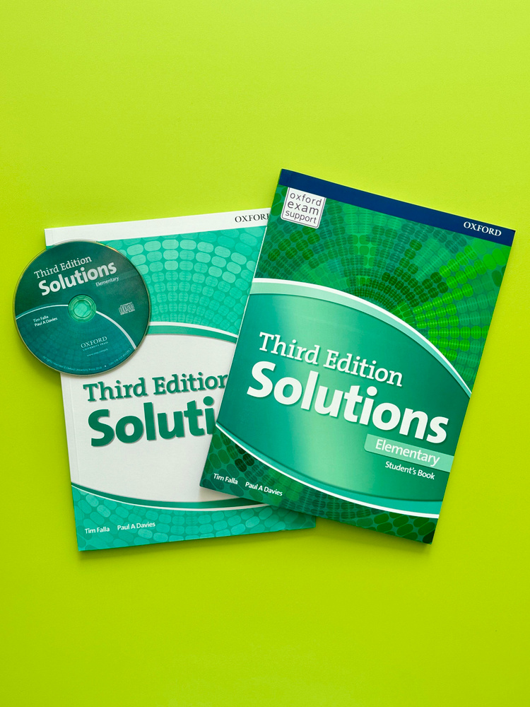 Комплект Solutions Elementary (Third Edition): Учебник+Тетрадь+CD купить на OZON по низкой цене ...