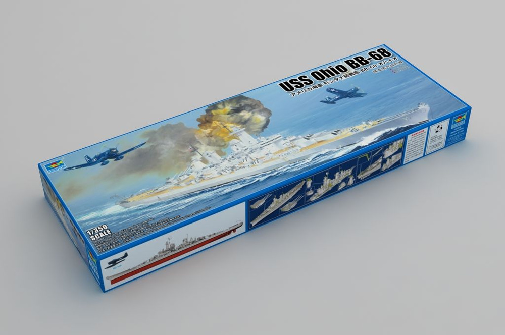 Trumpeter 05373 1/350 USS Ohio BB-68 Набор модели сборки боевого корабля купить на OZON по ...