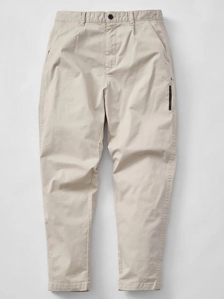 Брюки Мужской Bronks джоггеры песочный Хлопок, Спандекс Офисный ...