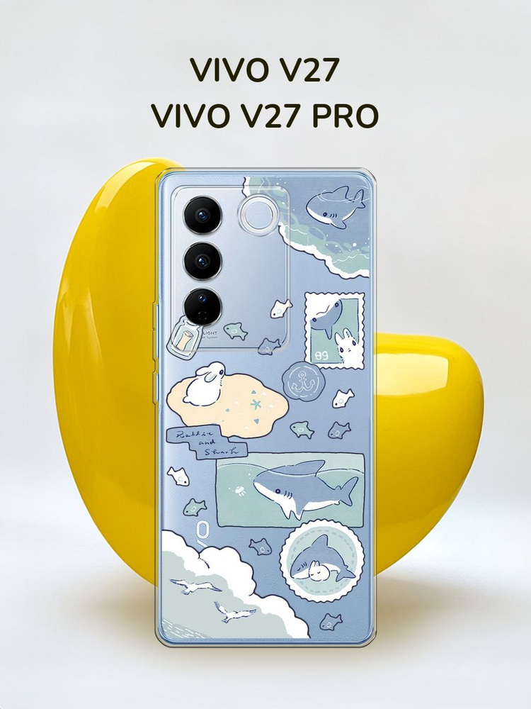 Чехол на Виво V27 / V27 Про, прозрачный купить на OZON по низкой цене ...