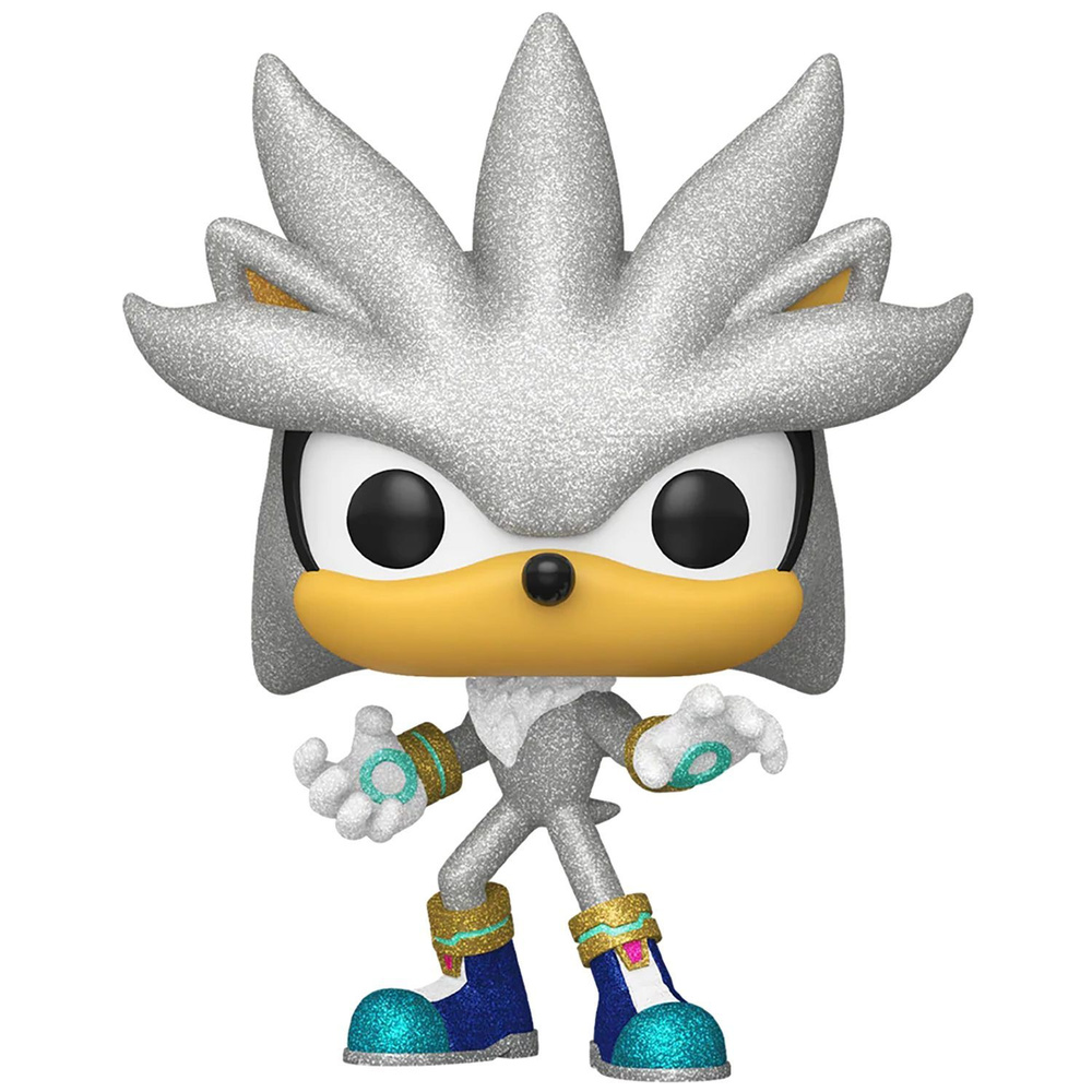 Фигурка Funko POP Games: Sonic the Hedgehog - Silver (Diamond Glitter ...