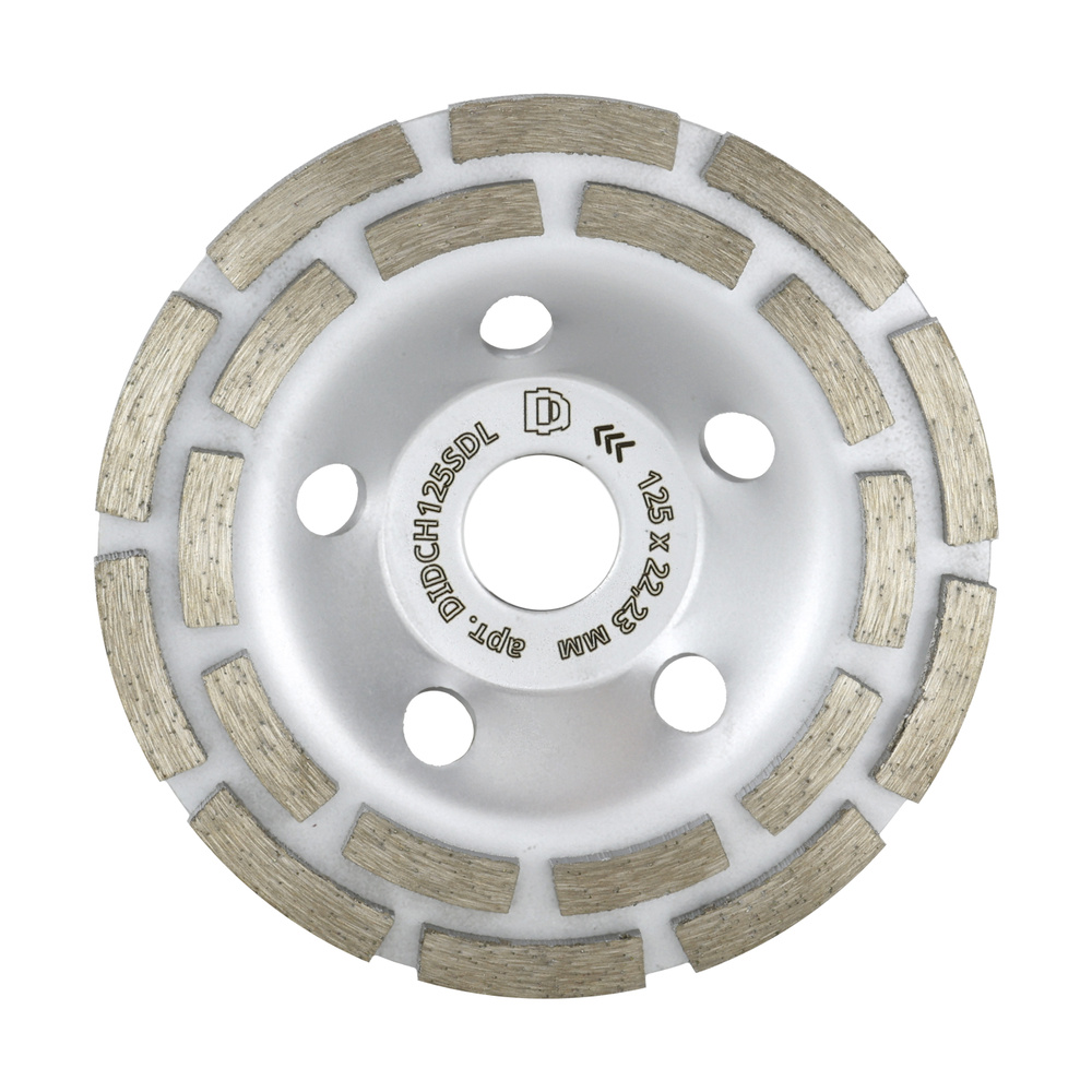 Чашка алмазная по бетону 125 мм на ушм двухрядная Segmented Concrete ...