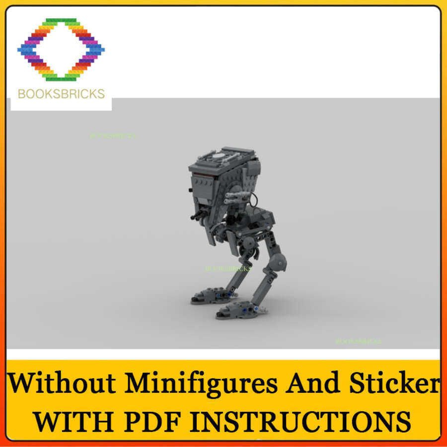 350шт. Конструктор Articulated First Order AT-ST Набор строительных ...