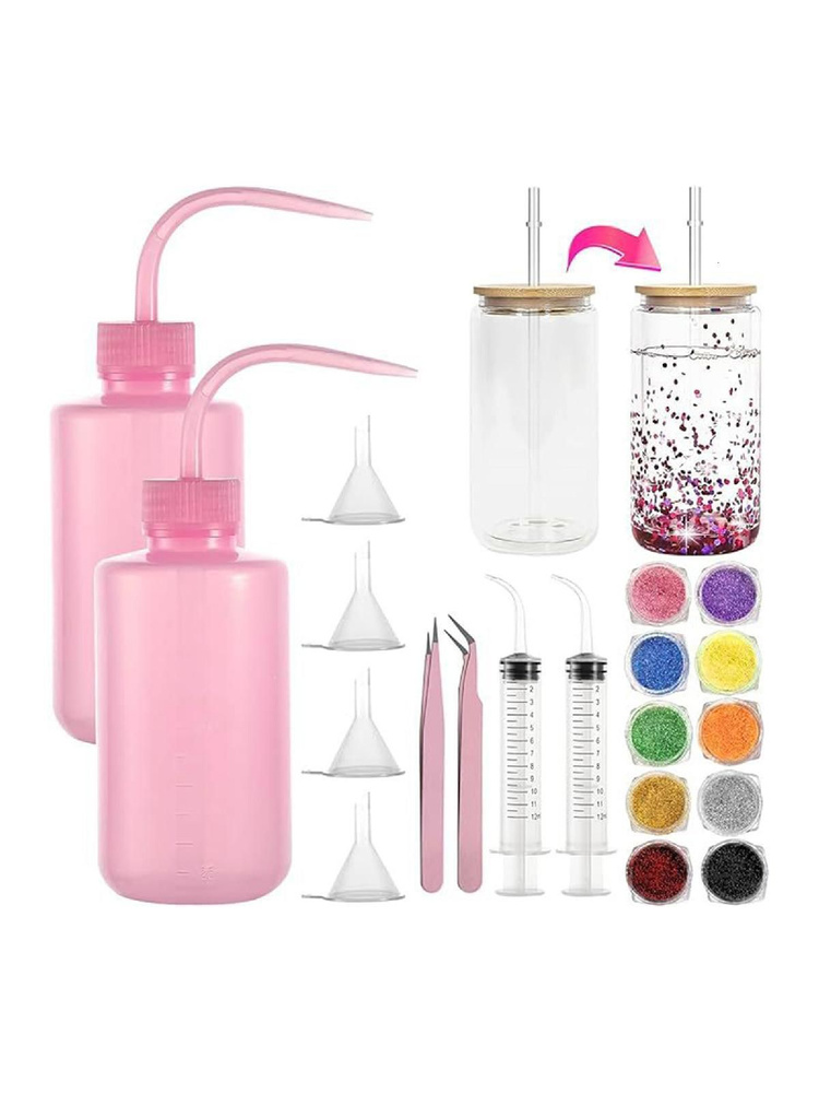 Набор из 20 штук для создания снежного шара Безопасные ABS материалы для вечеринок и подарков ...