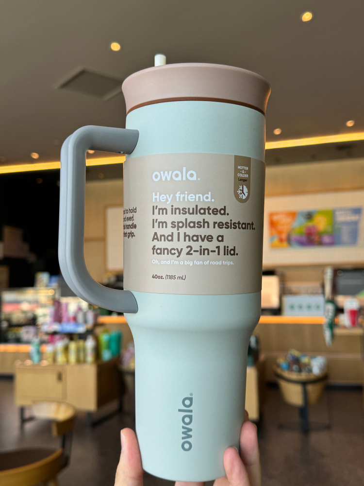 Owala Термокружка OWALA, 1.18 л купить на OZON по низкой цене (2925352164)