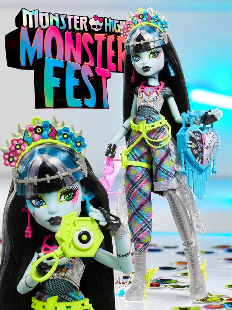 Шарнирная кукла Monster High Fest HXH79 Frankie Stein - Фрэнки Штейн ...