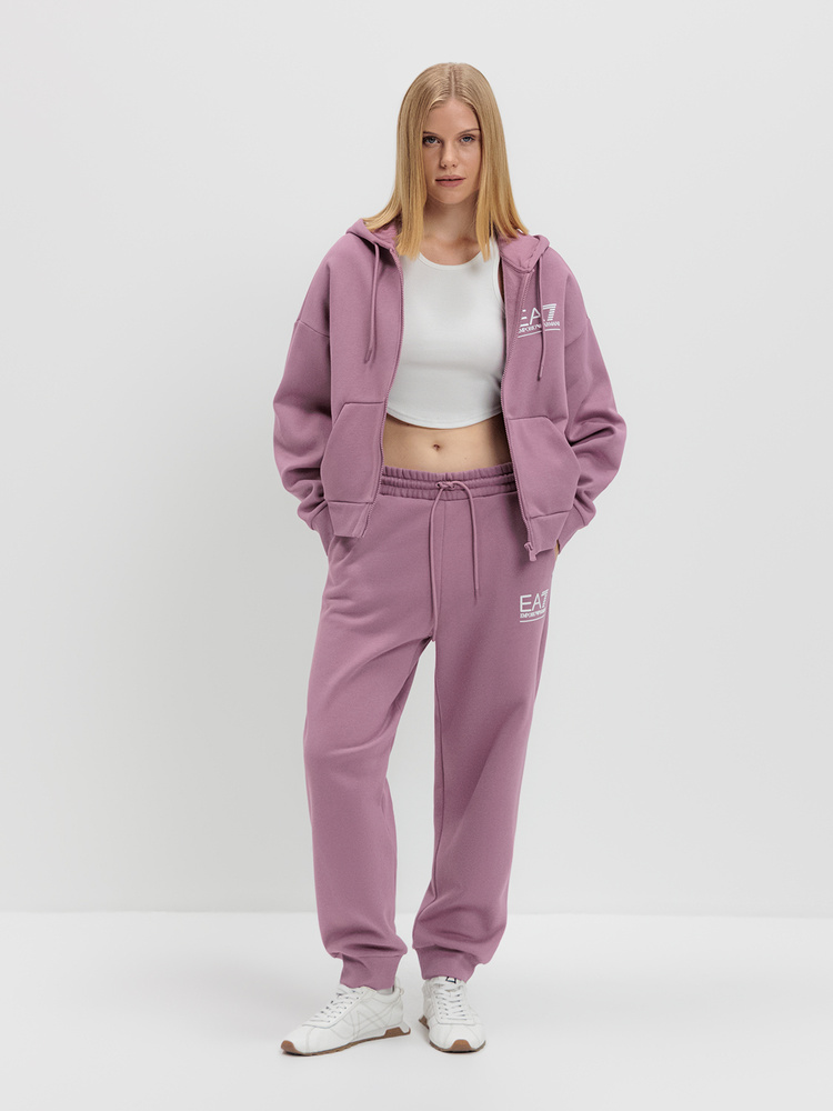 Комплект одежды Женский EA7 Повседневный пыльная роза, размер 40, 42 Хлопок, Полиэстер Камбоджа ...