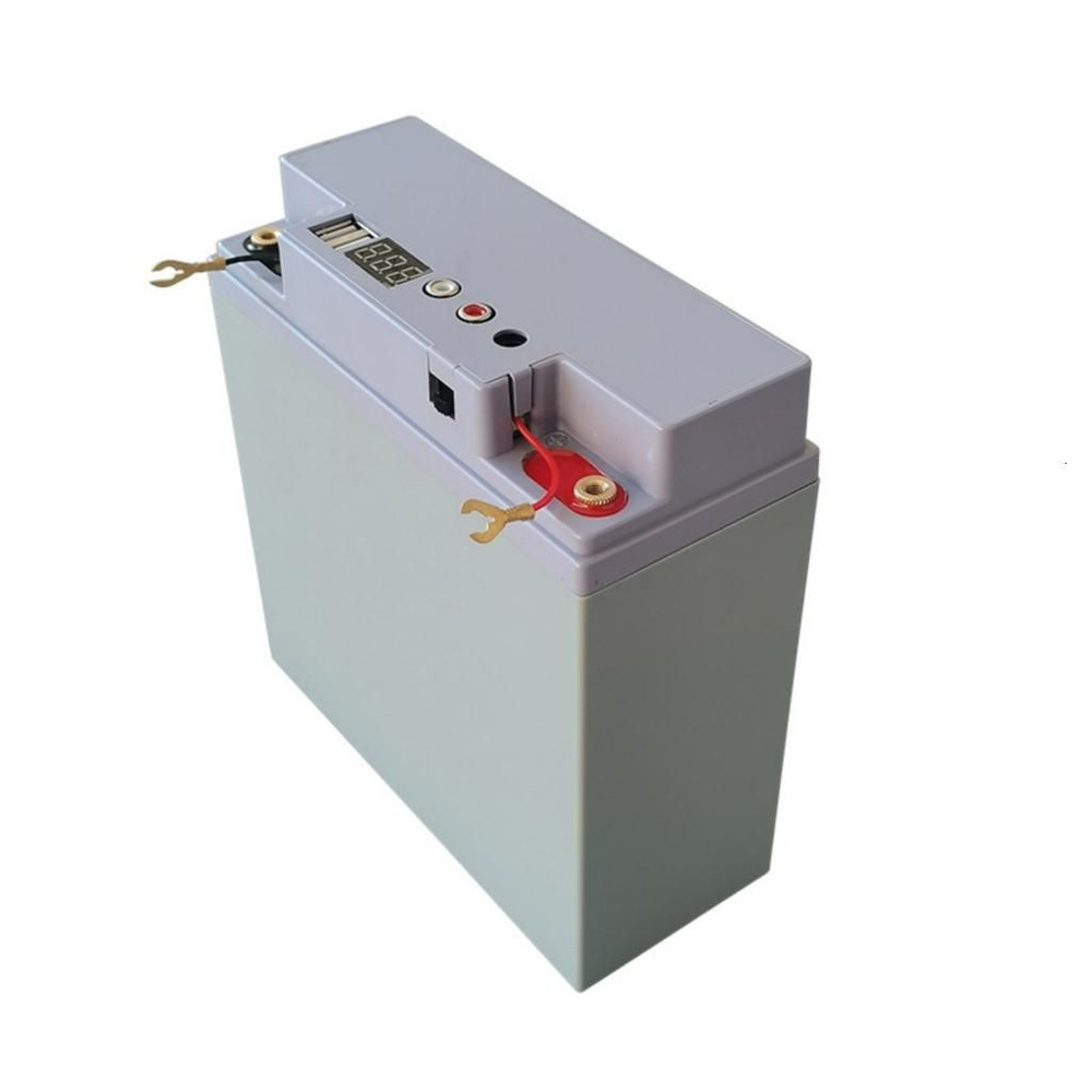 Корпус для аккумулятора 12V 17A с USB, Серый купить на OZON по низкой ...