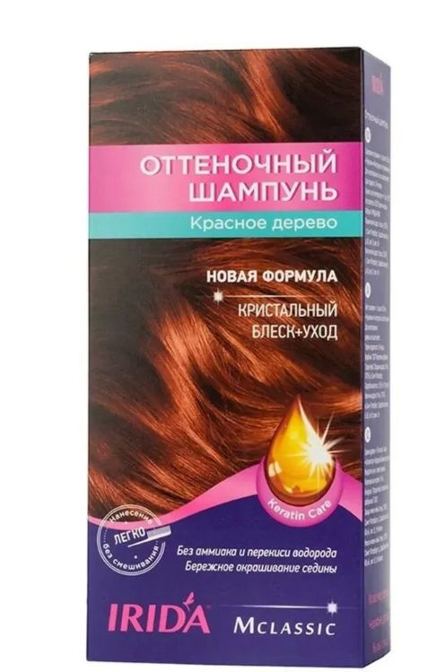IRIDA Classic Оттеночный шампунь, тон Красное дерево, 150 мл купить на ...