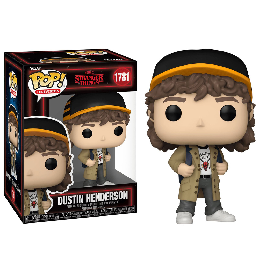 Фигурка Funko Pop! Stranger Things: Dustin Henderson Season 5 (Фанко ...