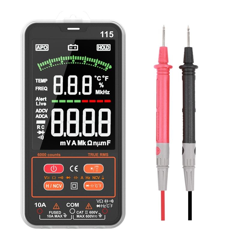 Цифровой вольтметр Ammeter Volt ЖК -дисплей Decips Detector Multieter ...