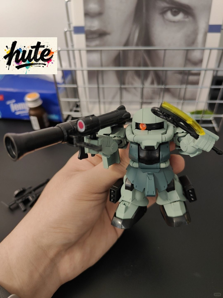 hute Сборная модель SDCS Zaku II (Закку) для коллекции и декора стола купить на OZON по низкой ...