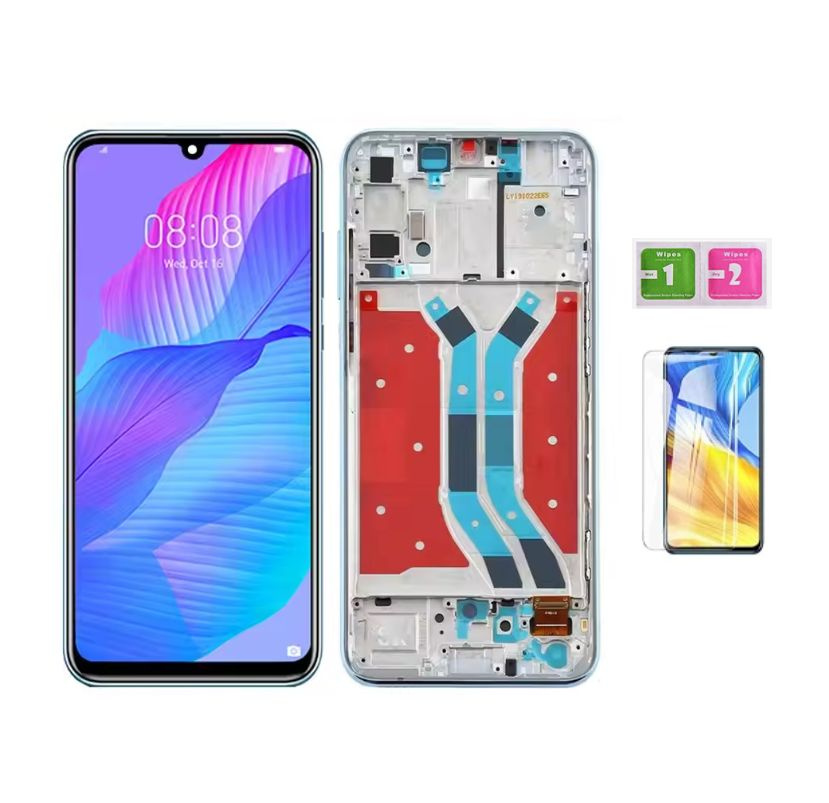 TFT Дисплей с рамкой Для Huawei Y8P 2020 P Smart S AQM-LX1 LCD с ...