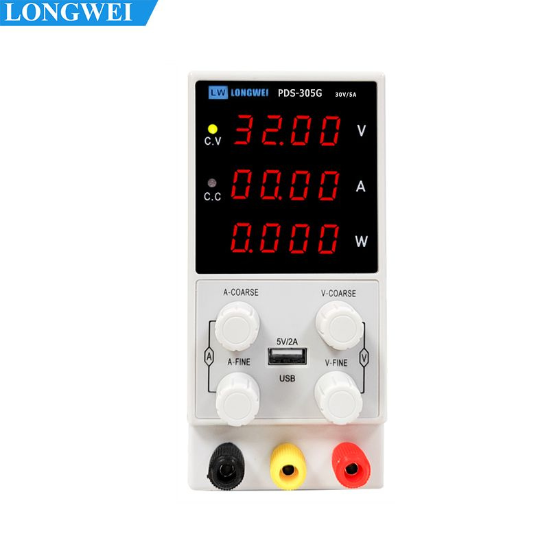 Лабораторный источник постоянного тока LONGWEI PDS-303G 30 В, 3 А, 90 ...