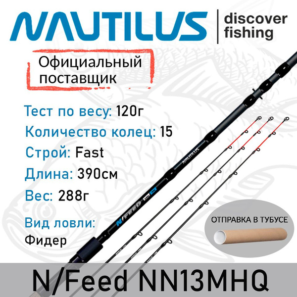 Удилище Nautilus N/Feed секций 3 до 120 купить c доставкой на OZON по ...