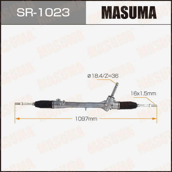 Рейка рулевая MASUMA (левый руль) Арт. SR-1023 для TOYOTA OEM: (45510 ...