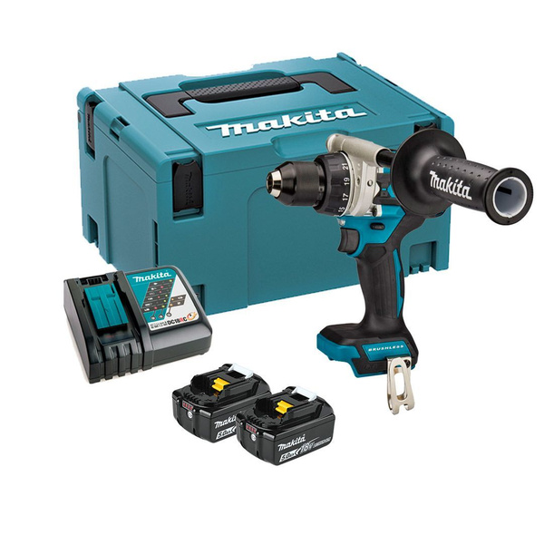 Аккумуляторная дрель-шуруповерт Makita DDF486RTJ (18V, 2х5.0Ah, Li-Ion ...