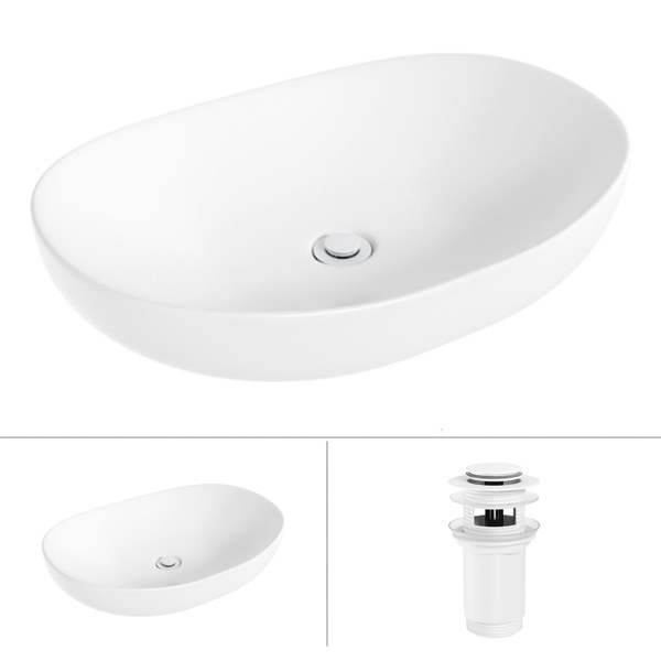 Накладная раковина для ванной Helmken 50263000 комплект 2 в 1: раковина на столешницу ...